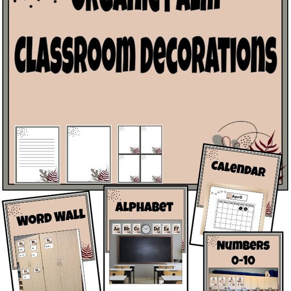 Palm Tree Classroom Decor - Etsy