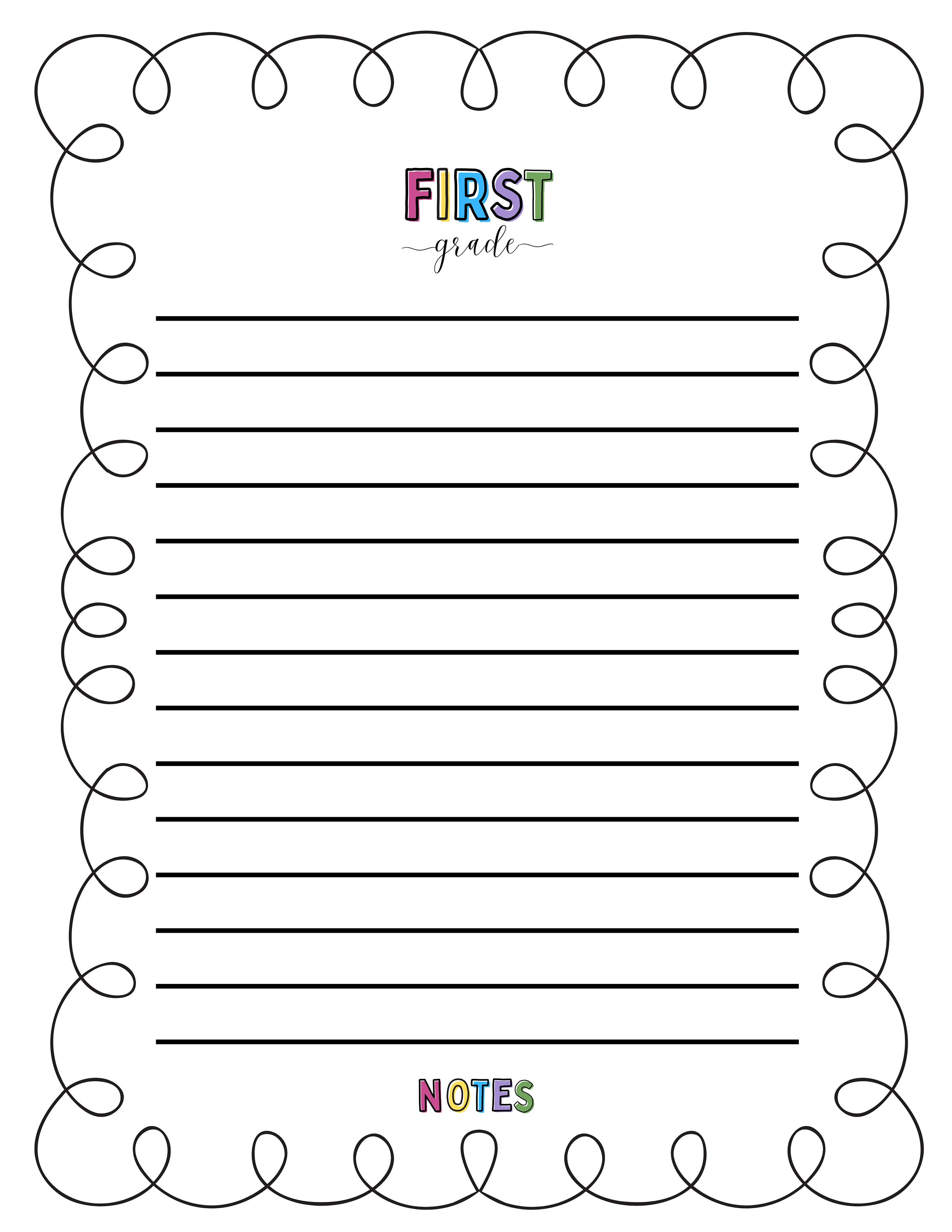 Doodle Lesson Plan Book Pages - Etsy