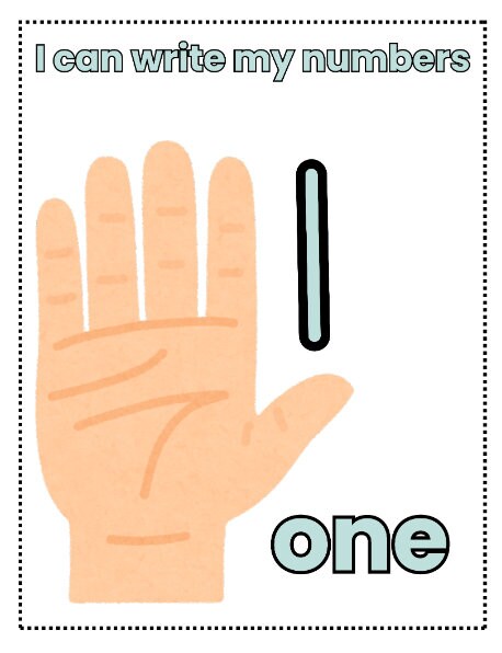 Numbers With My Left Hand Posters - Etsy