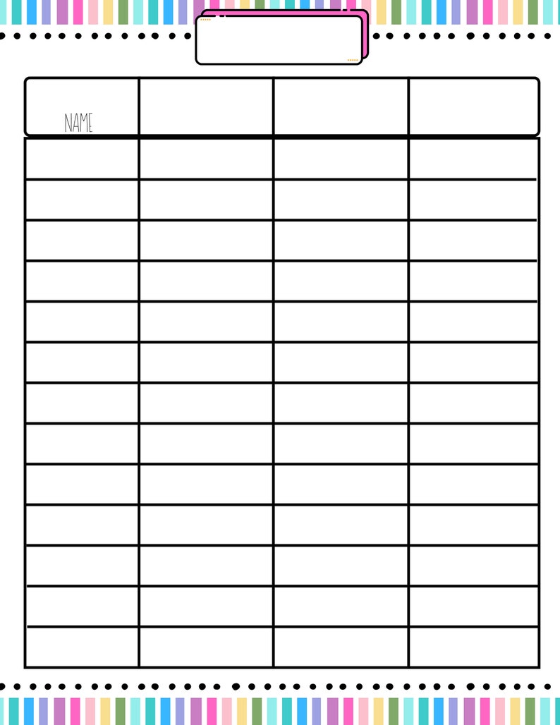 Doodle Lesson Plan Book Pages - Etsy