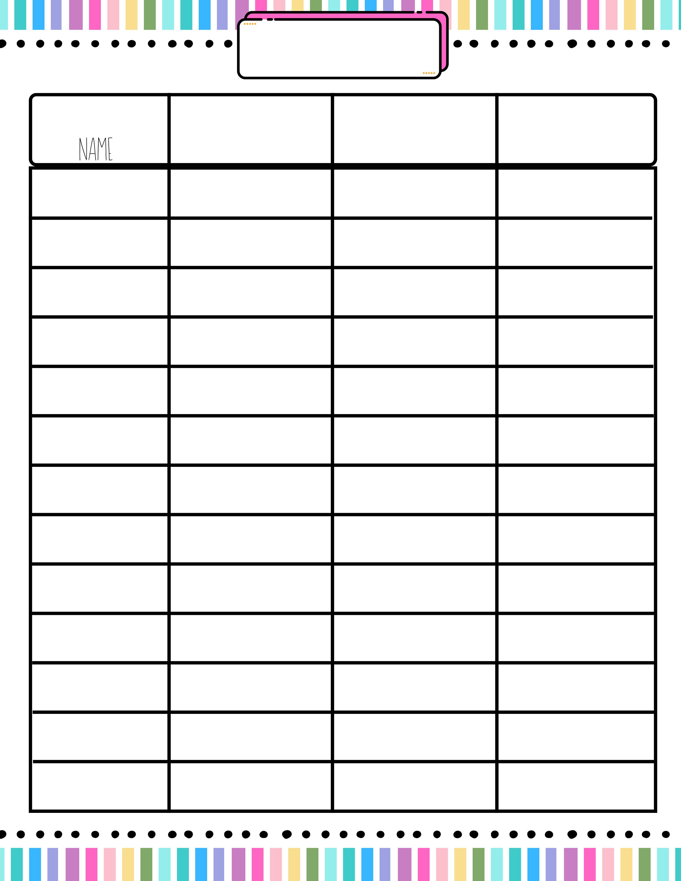 Doodle Lesson Plan Book Pages - Etsy