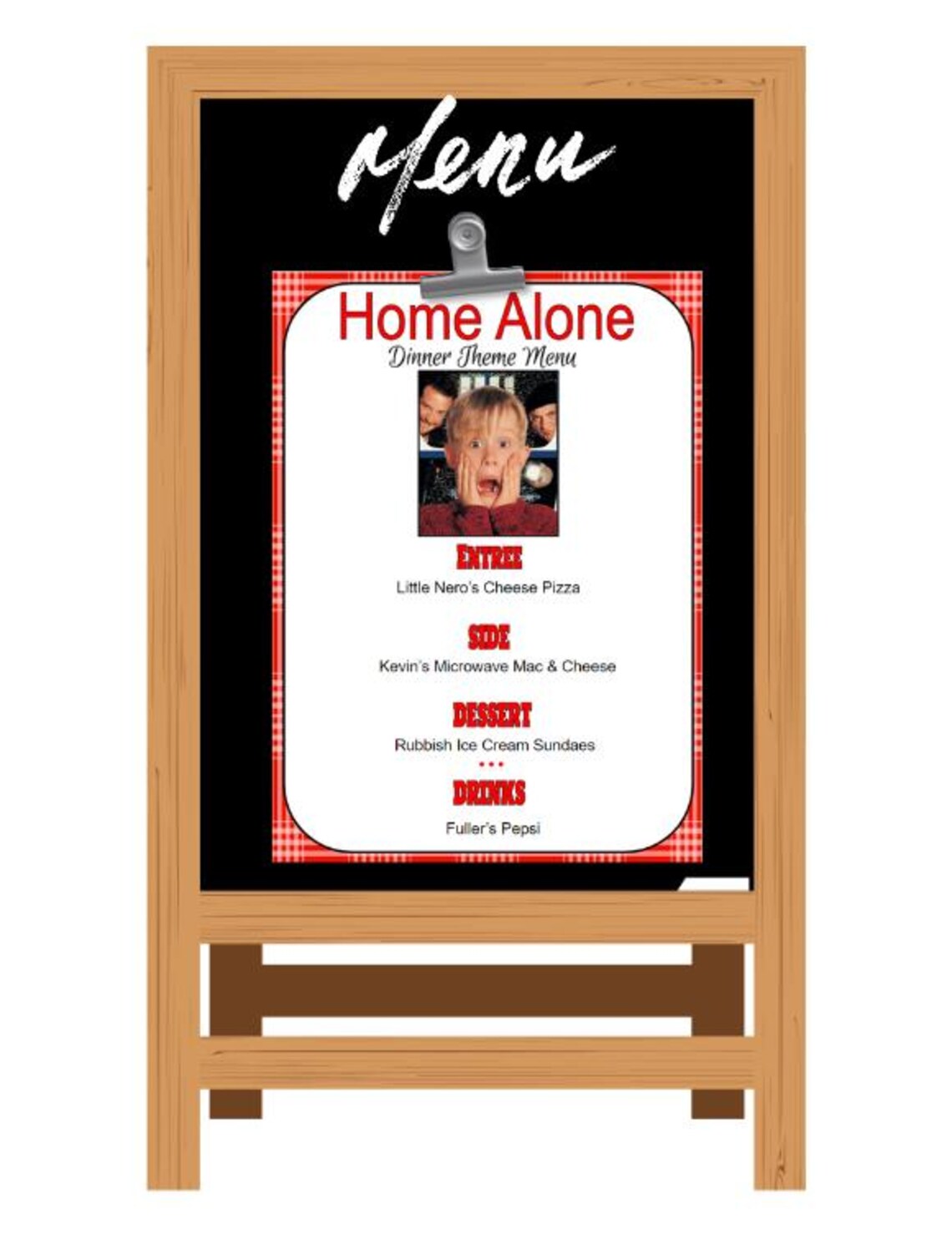 Christmas Movie Themed Dinner Menus - Etsy
