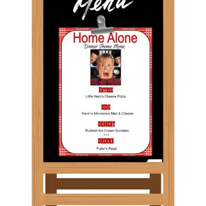 Christmas Movie Themed Dinner Menus - Etsy