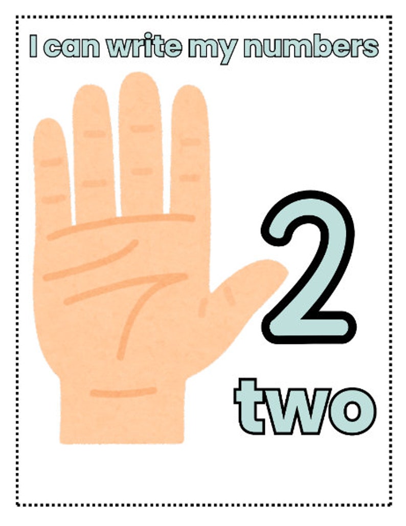Numbers With My Left Hand Posters - Etsy