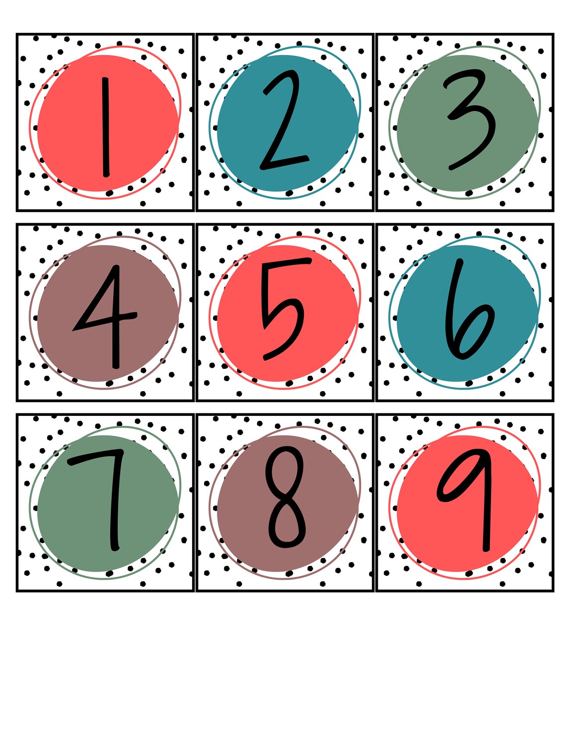 Happy Dots Classroom Decorations - Etsy