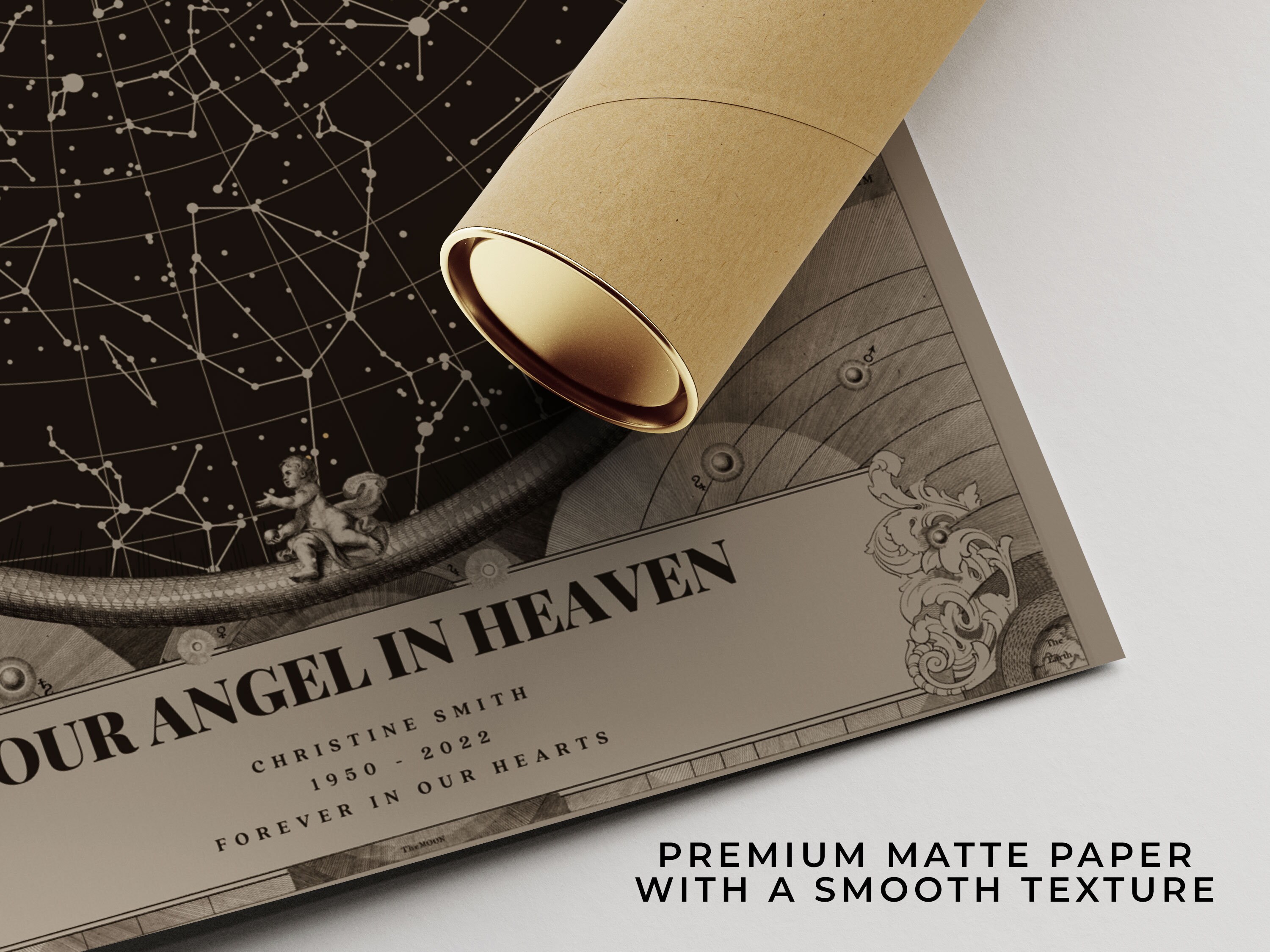 Memorial Star Map, Loss of Baby, Loving Memory for Mum, Dad, Grandad ...