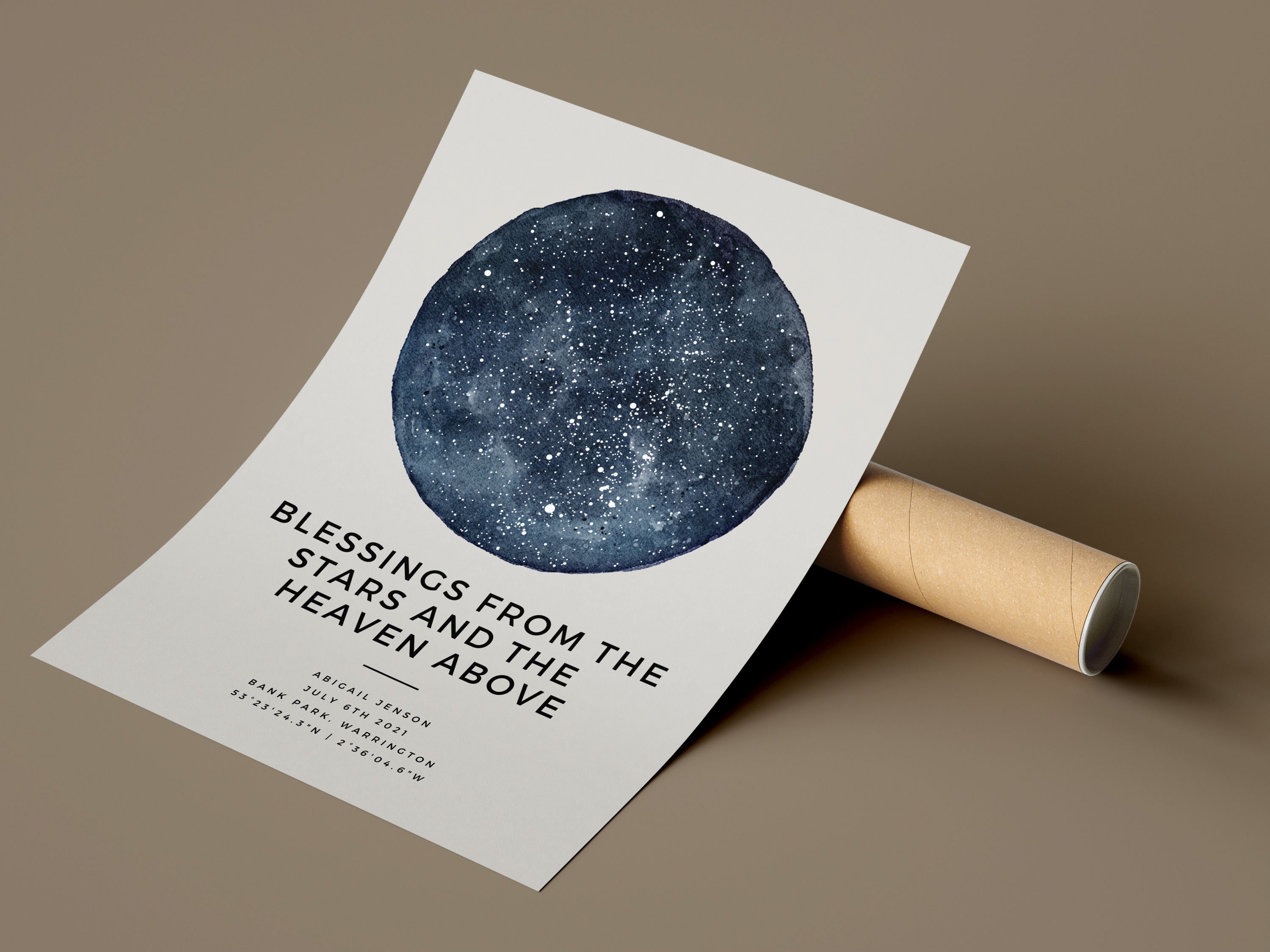 Memorial Star Map Sympathy Gift Print, Loss of Father, Mother, Custom ...