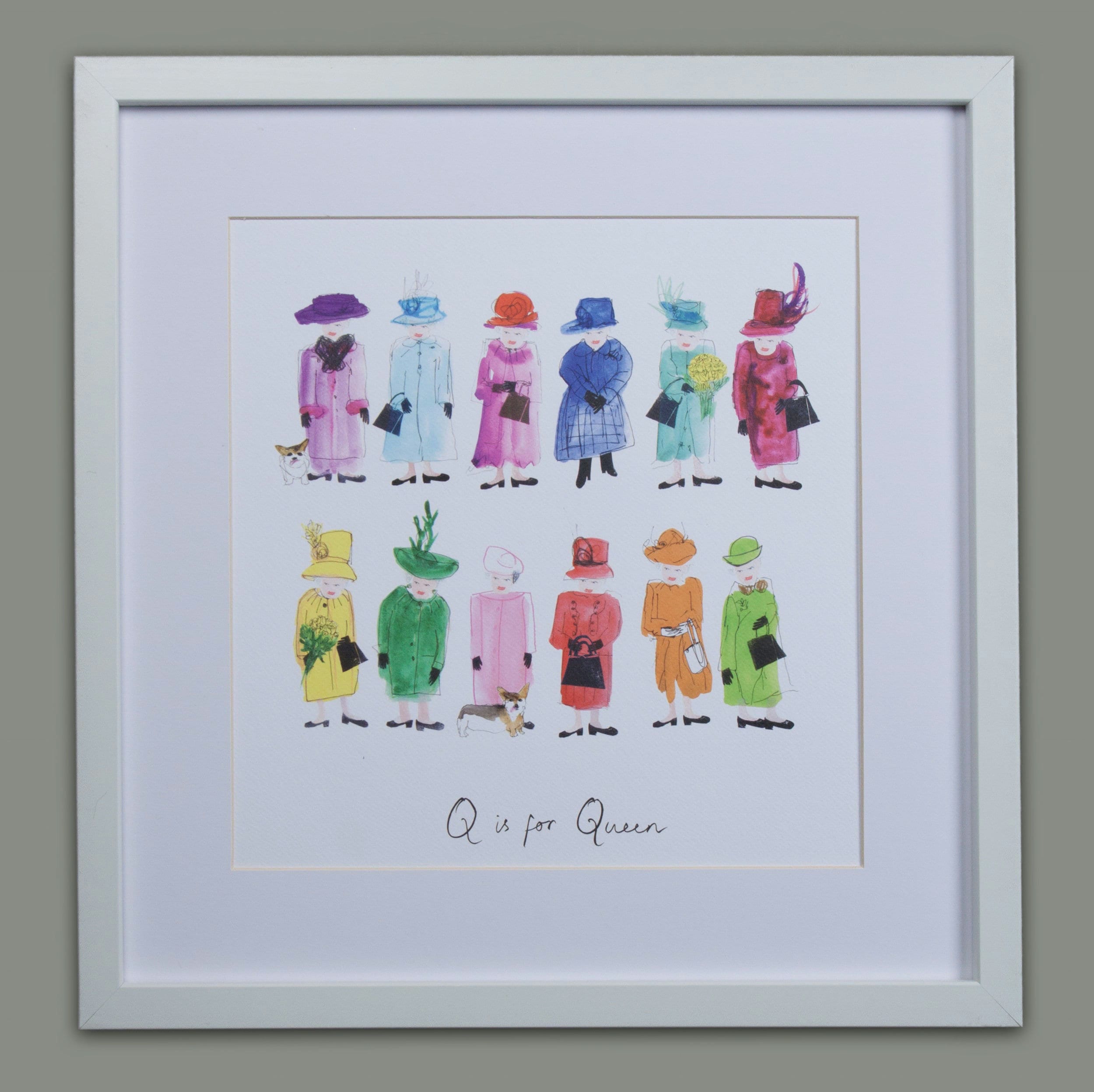 Queen Elizabeth II Art Print - Etsy