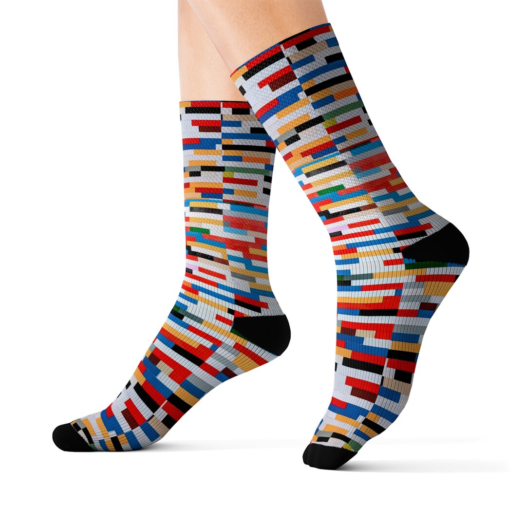 Lego Socks - Etsy