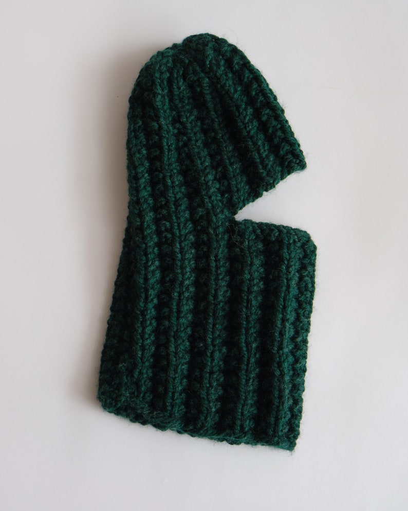 Emerald Green Wool Balaclava Handmade Chunky Balaclava Hand - Etsy