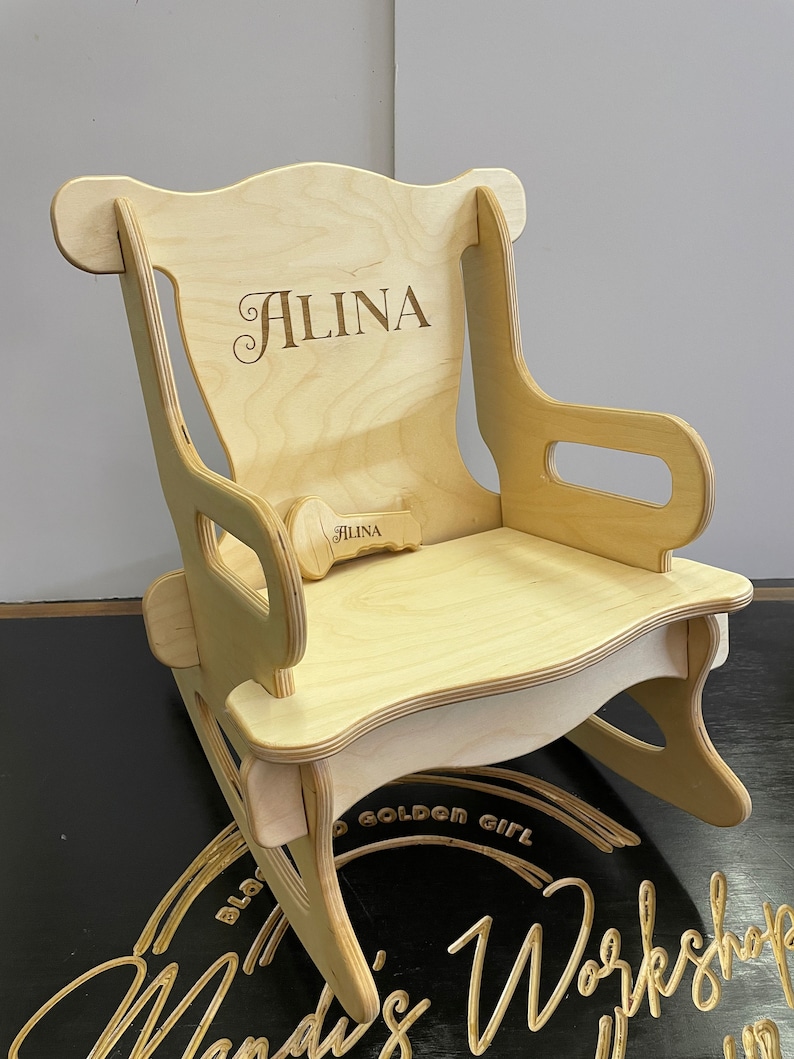Great Gift for Young Child - Creative Personalized Rocking Chair - Etsy
