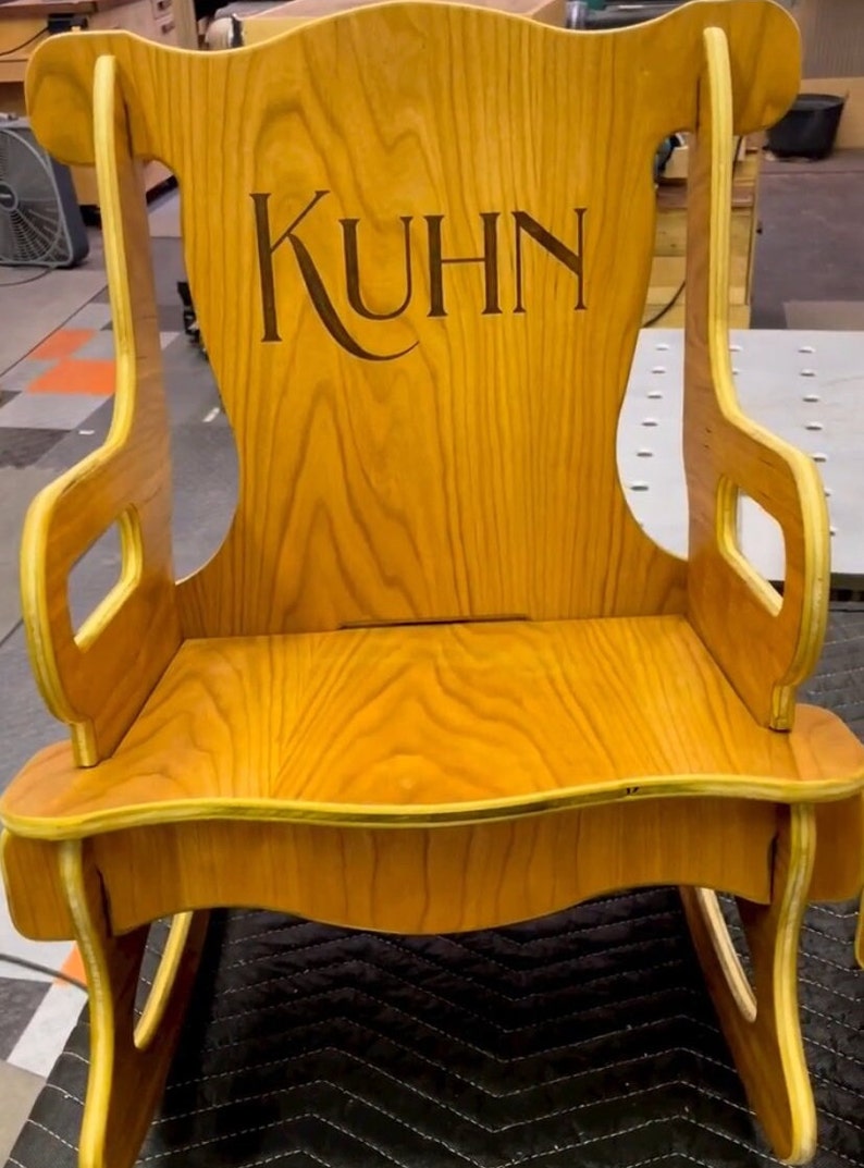 Pre-schooler Puzzle Rocking Chair Bigger Size - Etsy