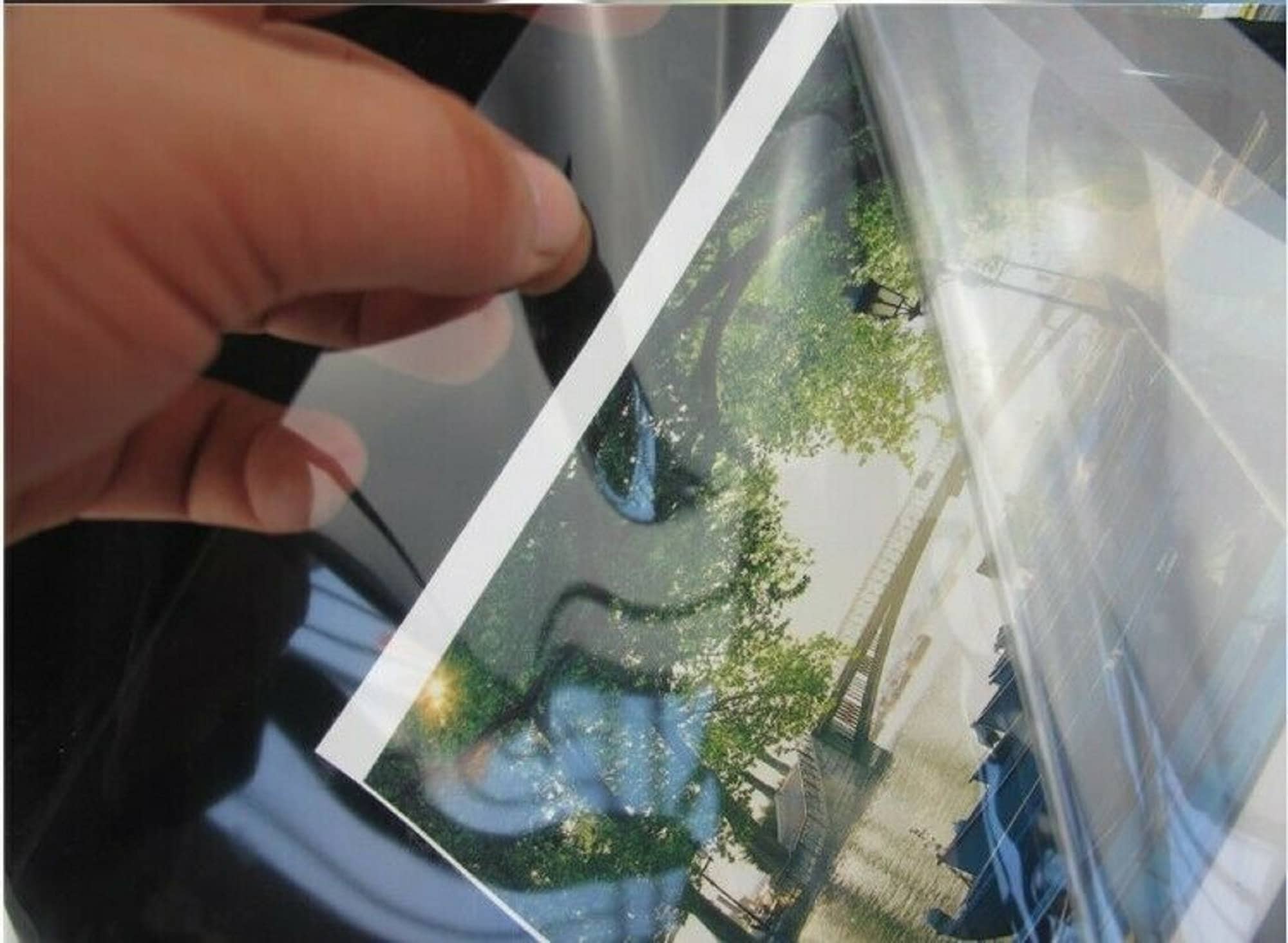 20X Transparent Double Sided Adhesive Film Crystal Clear Mount A4/A3 ...