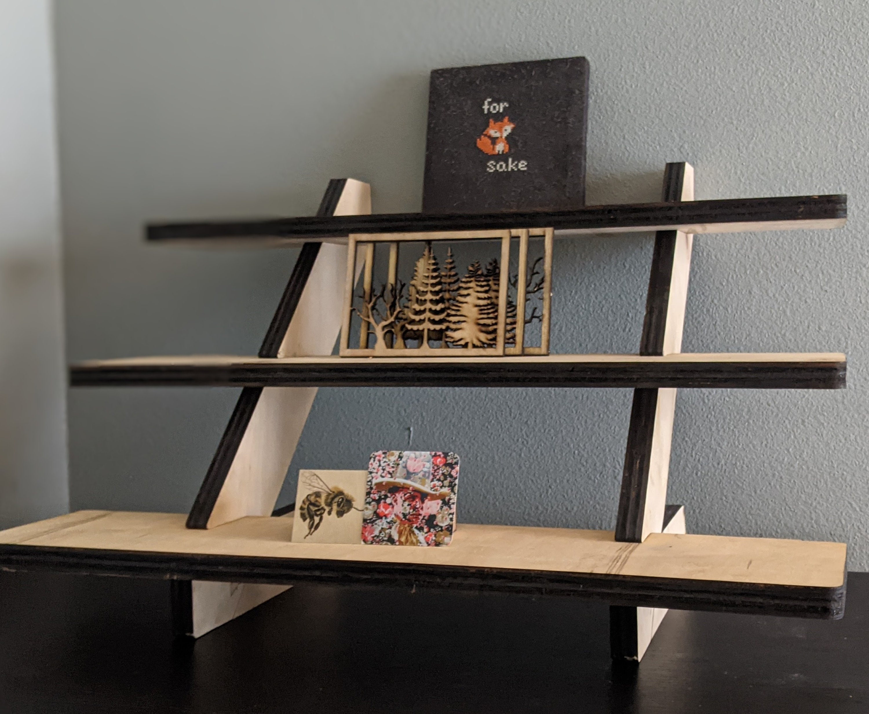 Sleek Laser Cut Shelves, Personalized Etching Available - Etsy