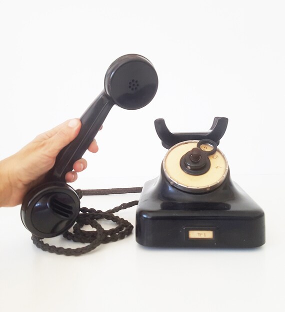 Antique Original Rotary Telephone Intercom Siemens | Etsy