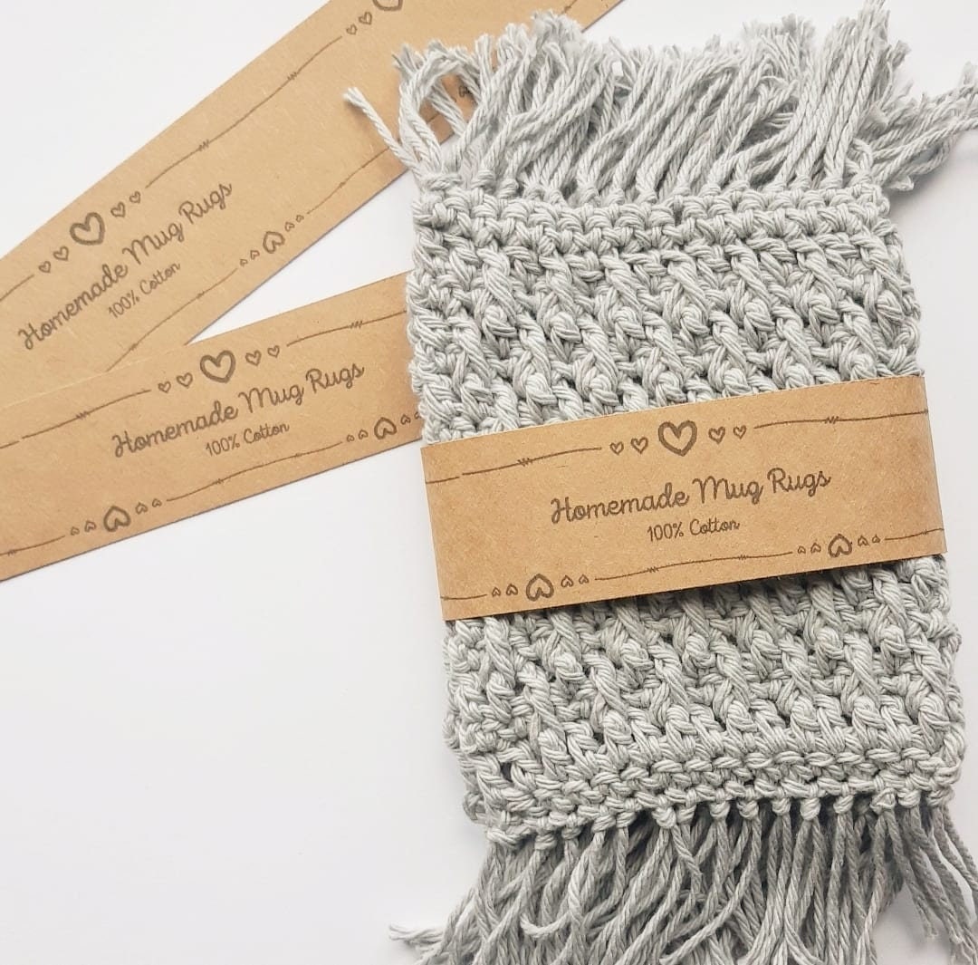 PRINTABLE (heart Beat Template), Mug Rug Tags / Wrap Labels - DIY ...