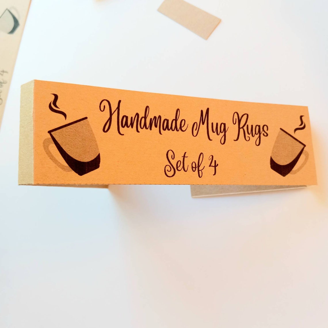 PRINTABLE cheermugs Template, Mug Rug Tags / Wrap Labels DIY Product ...