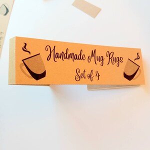 PRINTABLE (cheermugs Template), Mug Rug Tags / Wrap Labels - DIY ...