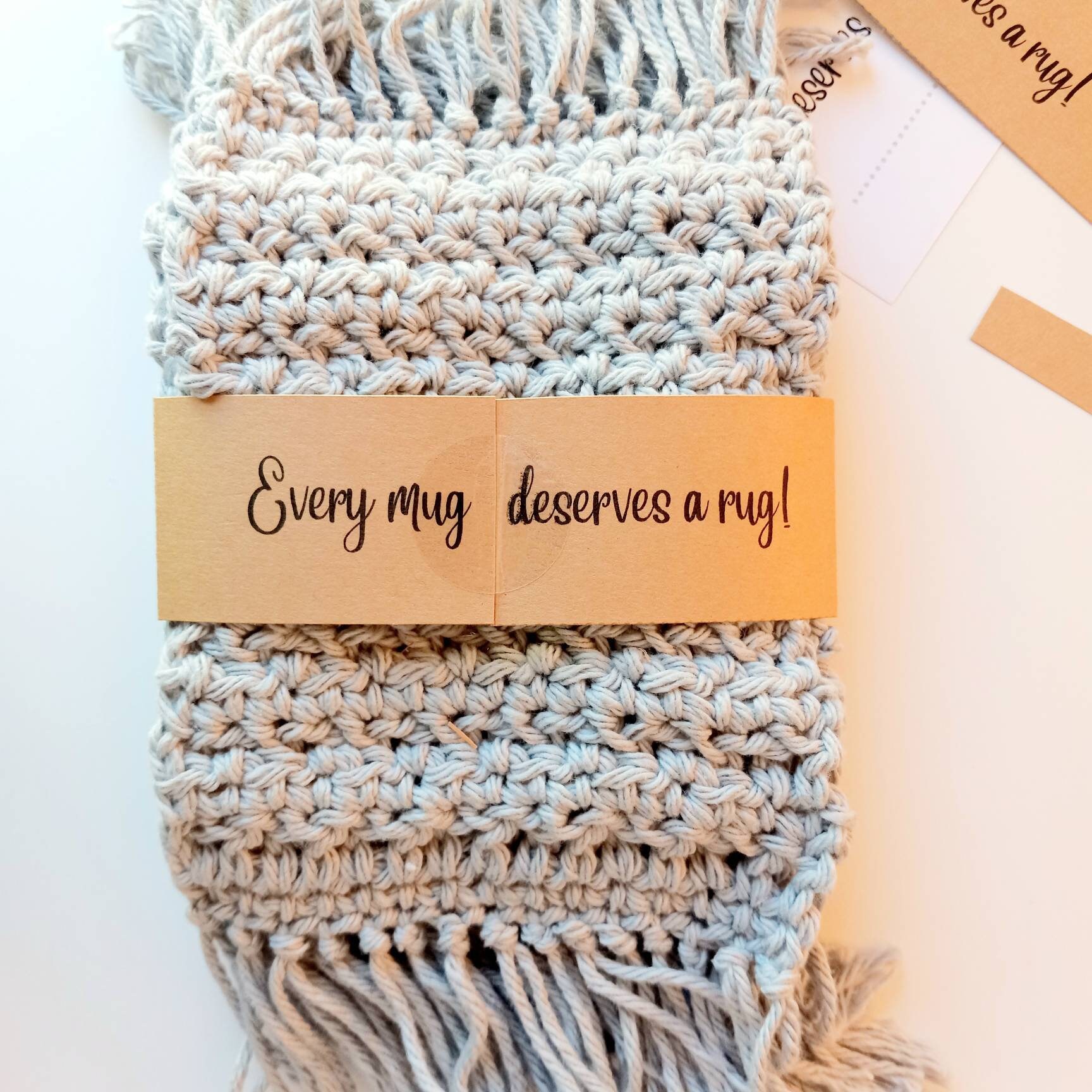 PRINTABLE (cheermugs Template), Mug Rug Tags / Wrap Labels - DIY ...