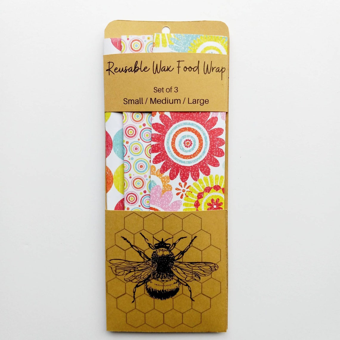 Reusable Wax Food Wrap Package Envelope Peekaboo Window Holds - Etsy Canada