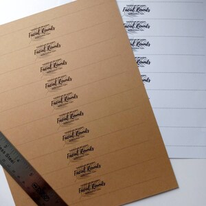 PRINTABLE Facial Rounds / Strap Wrap Labels - DIY Packaging ...