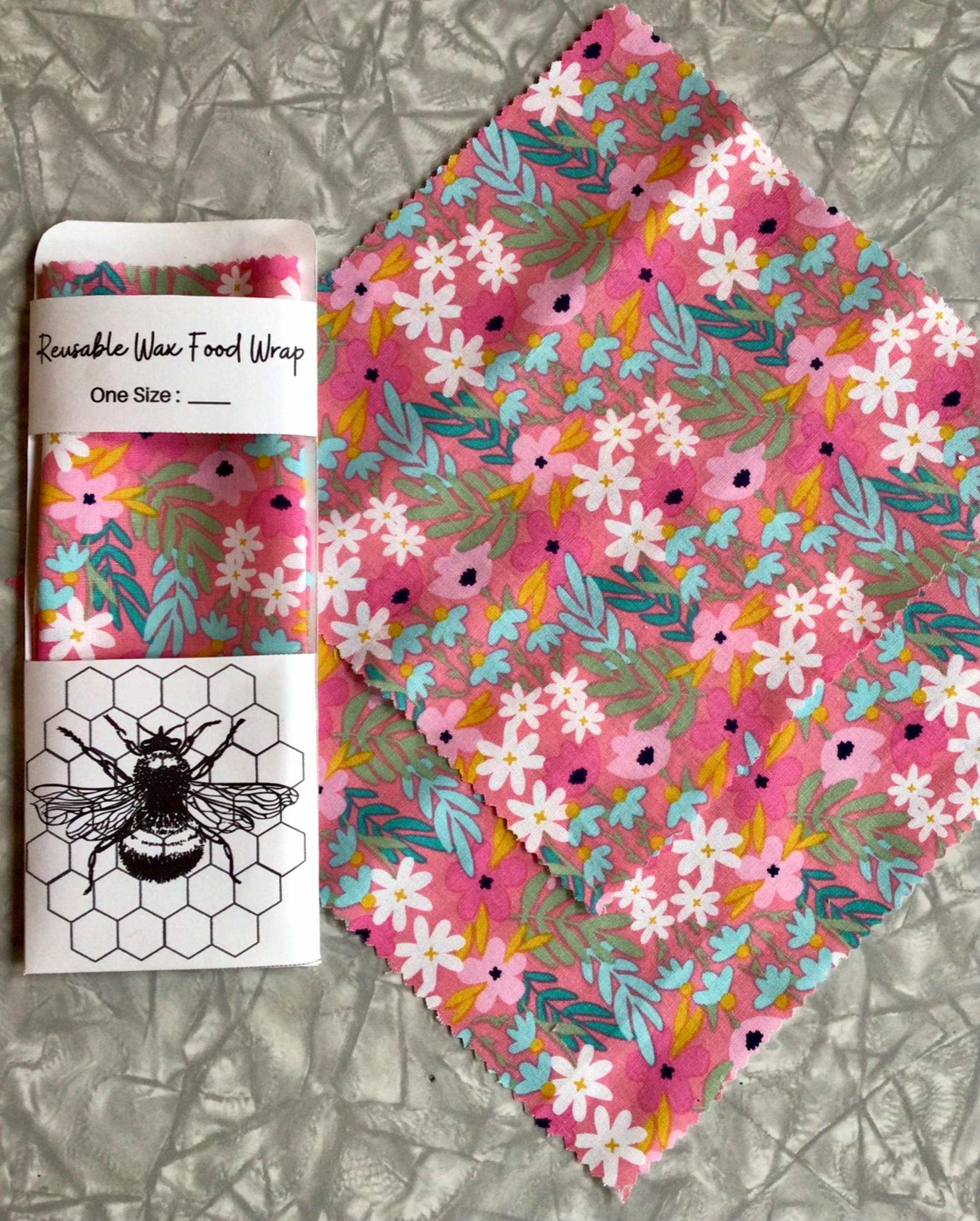 Single Sized Option Reusable Beeswax Food Wrap Package (PDF Digital ...