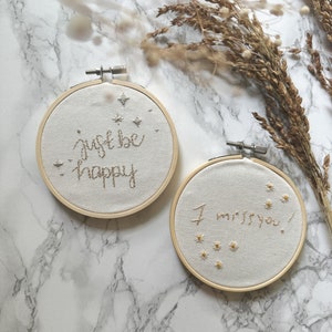 Custom Handwriting Embroidery Ring: Personalized Keepsake Gift - Etsy