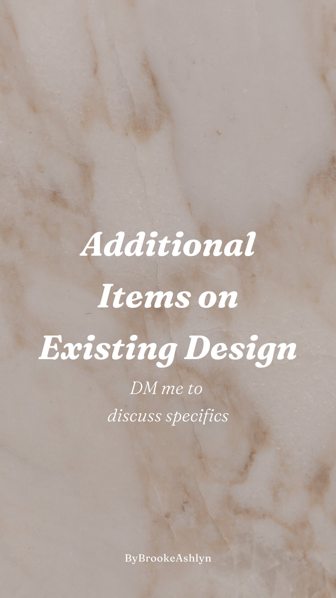 Additional Items on Existing Design - Etsy