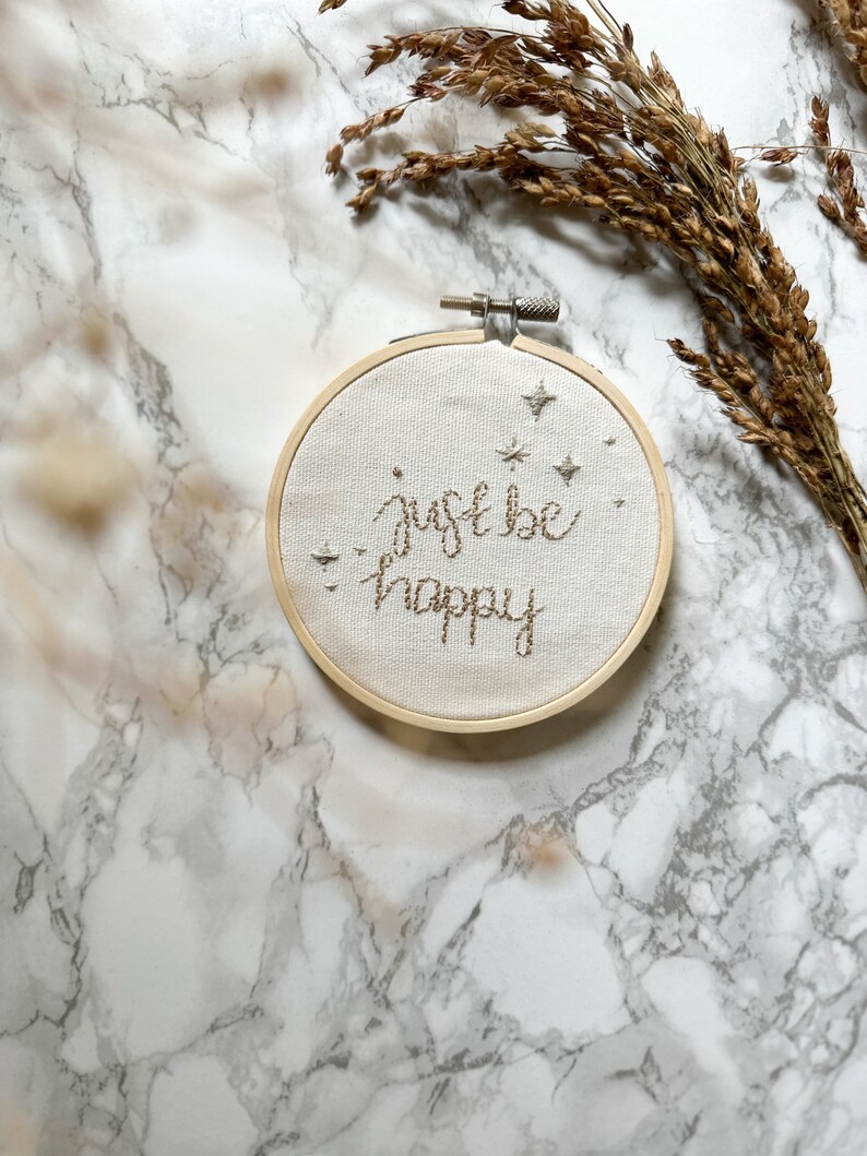 Custom Handwriting Embroidery Ring Custom Quote Embroidery - Etsy