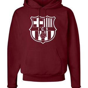 FC Barcelona Sweatshirt Pullover Hoodie | Spain - Etsy