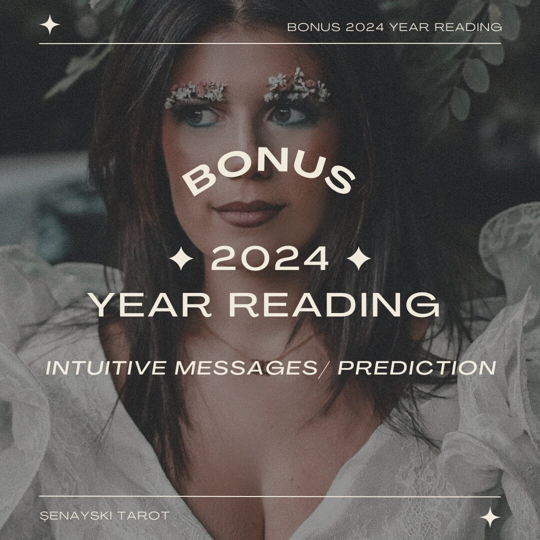 2024 BONUS Year Reading: Intuitive Messages/prediction - Etsy