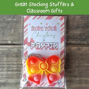 Pop-it Christmas Gift for Class Non Candy Gift for Kids Classroom Gifts ...