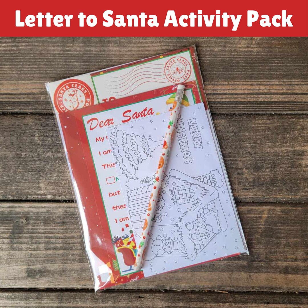 Letter to Santa Pack | Gift for Kids | Kids Christmas | Santa Letter ...
