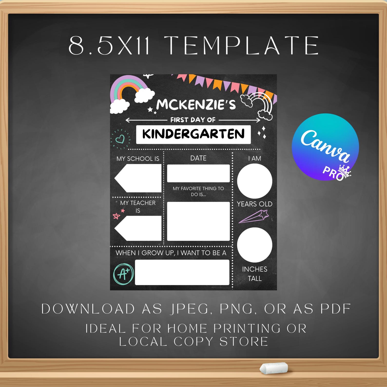 EDITABLE Back to School Sign Printable Back to School Grade Sign - Etsy ...
