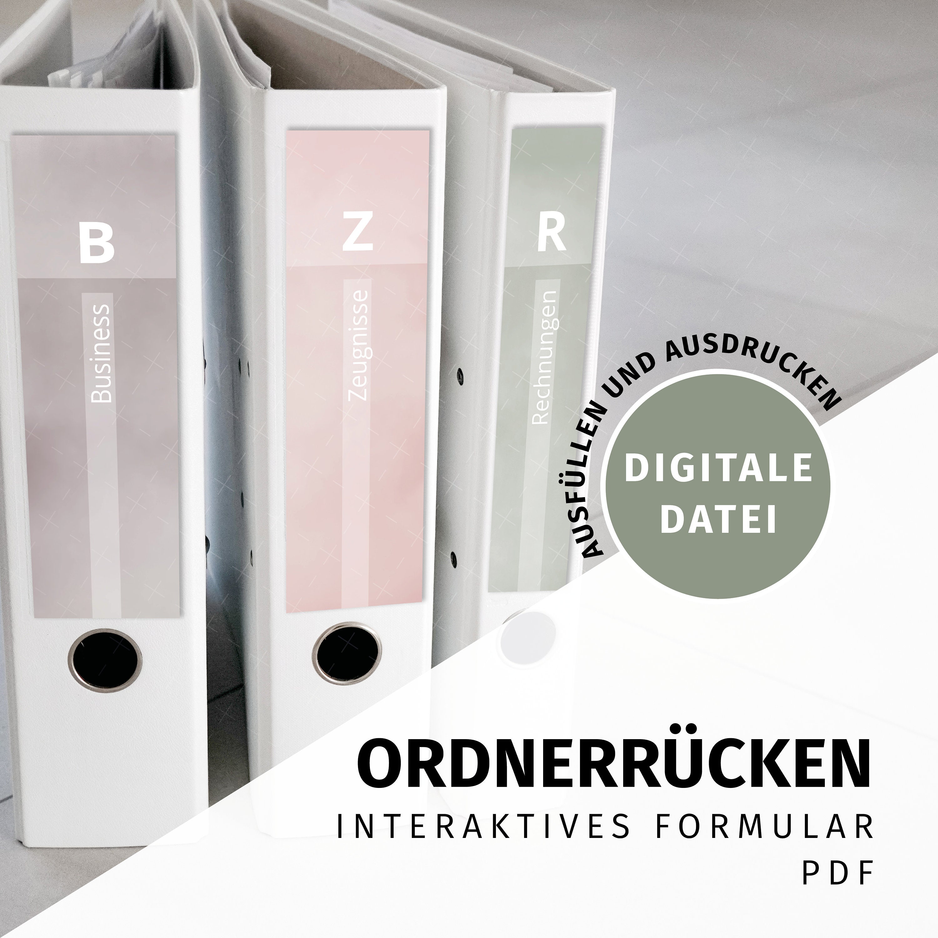 Folder Back Label Printable Folder Back Interactive Form Customizable ...