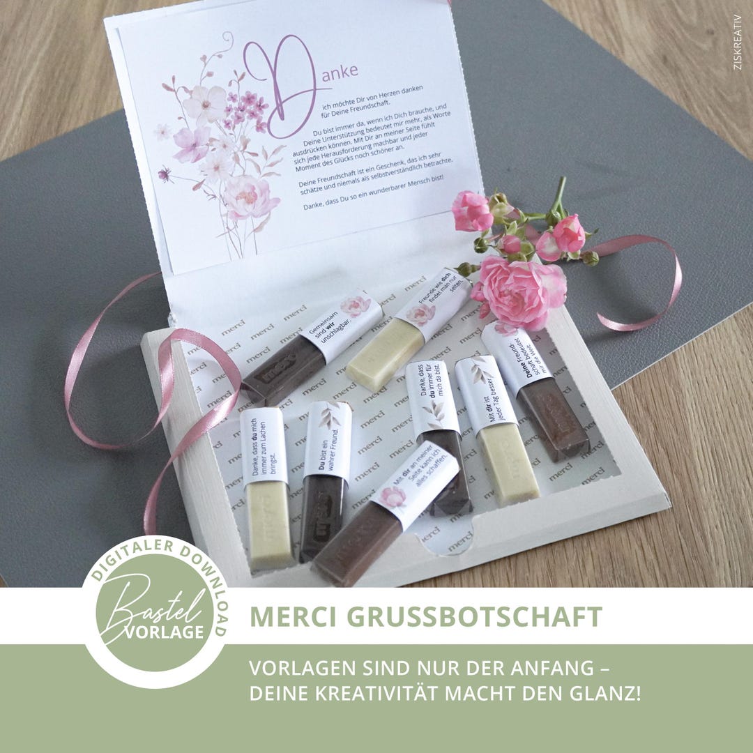 Merci Friendship Banderoles, Merci Labels, Merci Gift Box, Packaging ...