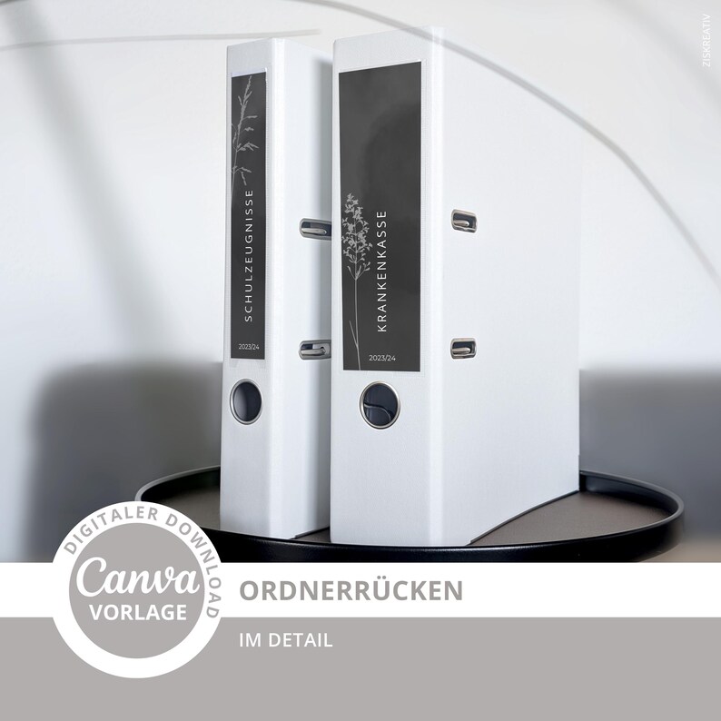 Canva - Binder Spine Templates – PDF Labels for Binders, Office ...