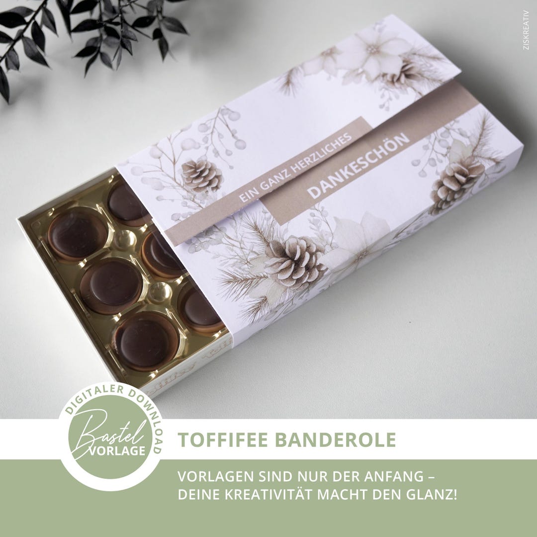 Toffifee Advent Wrapper Template | DIY Gift Wrapping | Toffifee ...