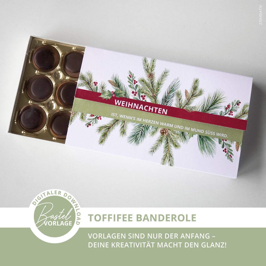 Toffifee Advent Wrapper Template | DIY Gift Wrapping | Toffifee ...