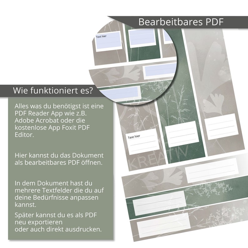 Folder Spine Label Printable Folder Spine Interactive Form - Etsy