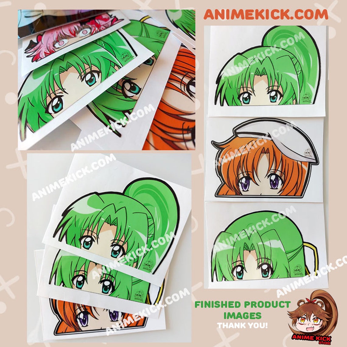 Higurashi Peeker Sticker Pack 2 When They Cry - Etsy