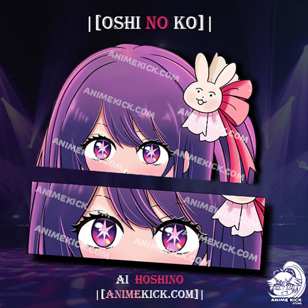 Oshi No Ko ai Hoshino Anime Peeker Sticker idol - Etsy UK