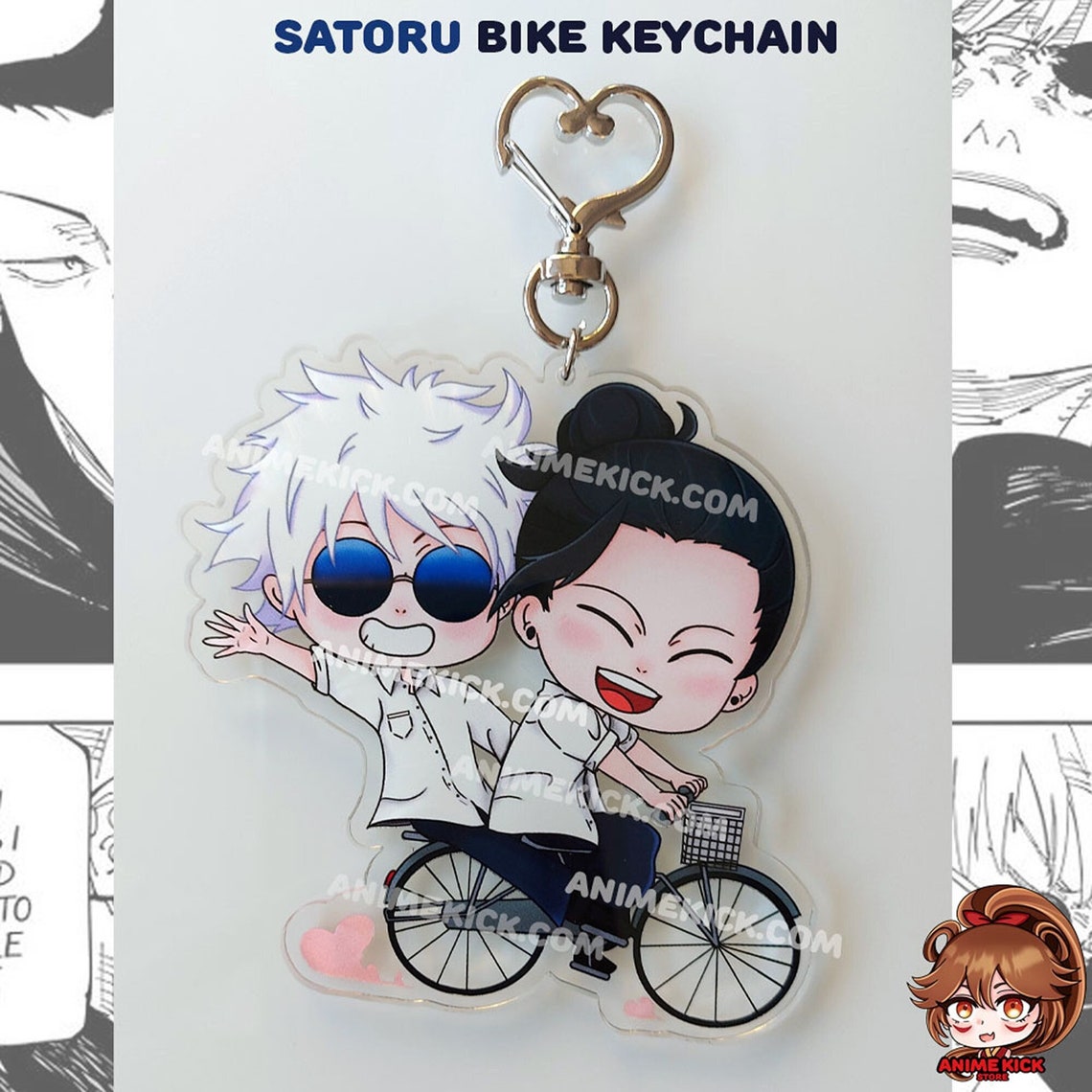 Satosugu Bike 3.5 " Double Sided Charm| Satoru Gojo| Suguru Geto ...