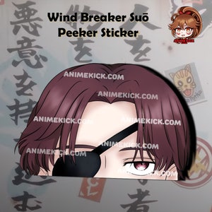Wind Breaker Haruka Sakura , Umemiya , Suo Peeker Stickers | Wind ...