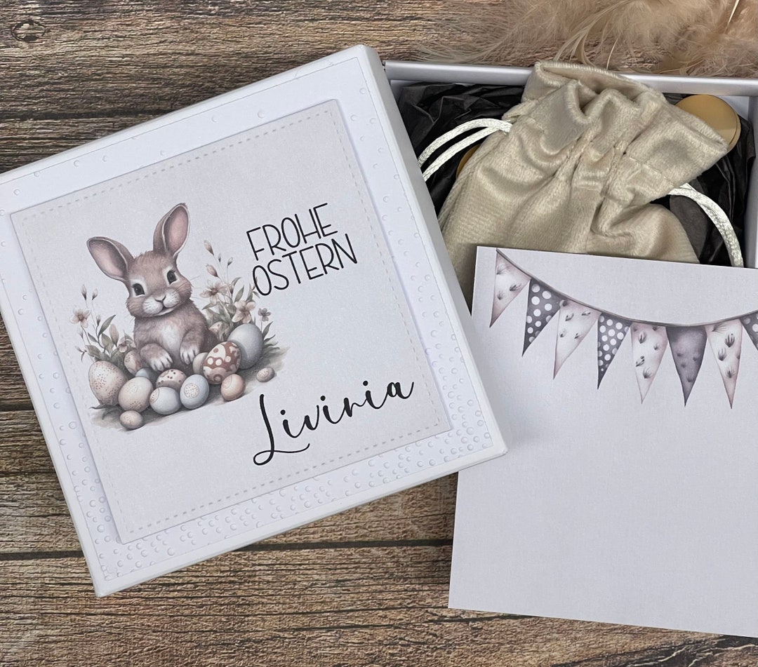 Easter Gift Box, Easter Selection Card, Money Gift, Children's Gift ...