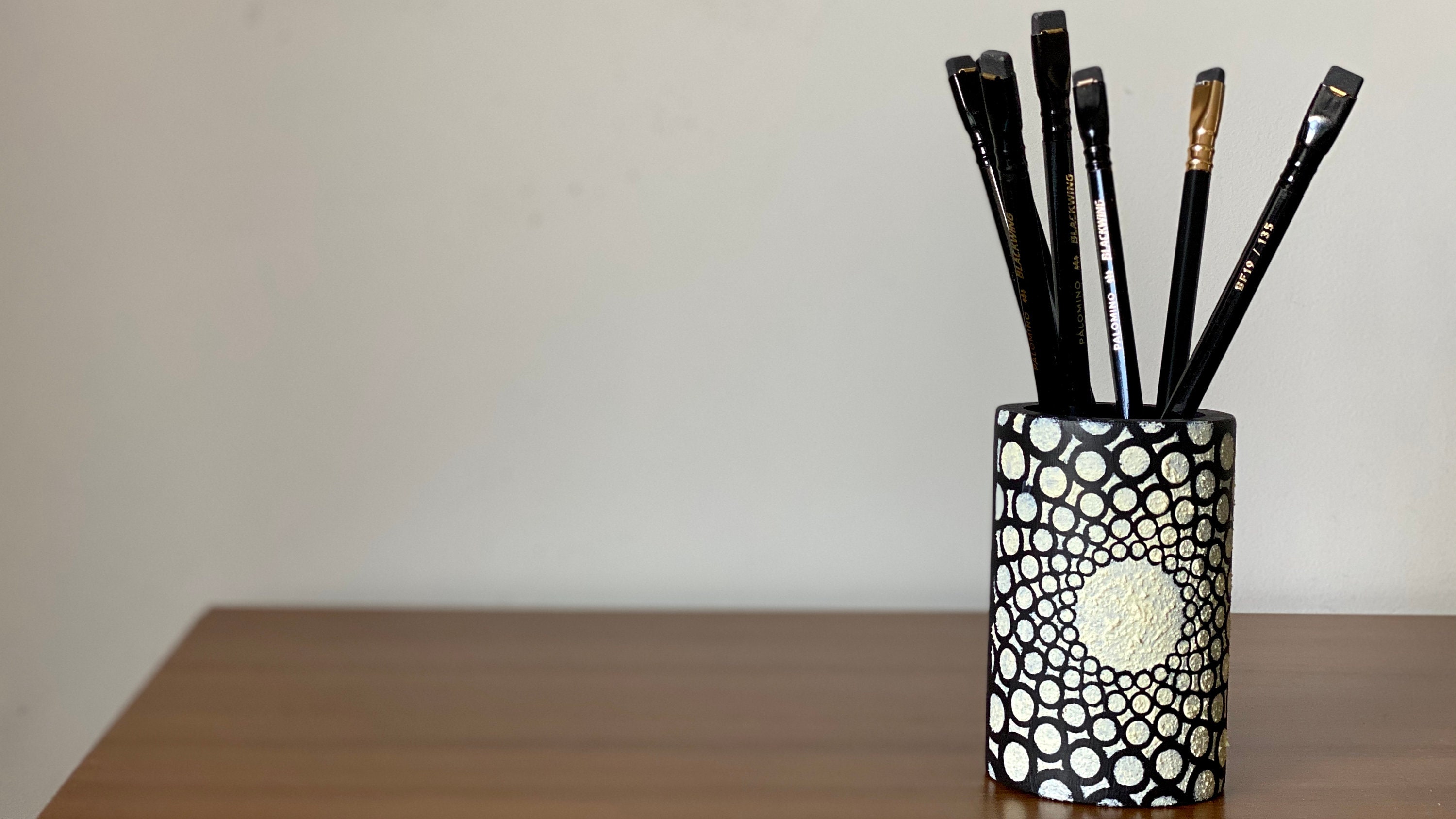 Conjunto de 3 Botes para lápices. Colección Círculos - Etsy España
