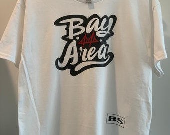 Bay Area Thank You Grocery Bag Graphic Tee White Have a Hella Nice Day ...
