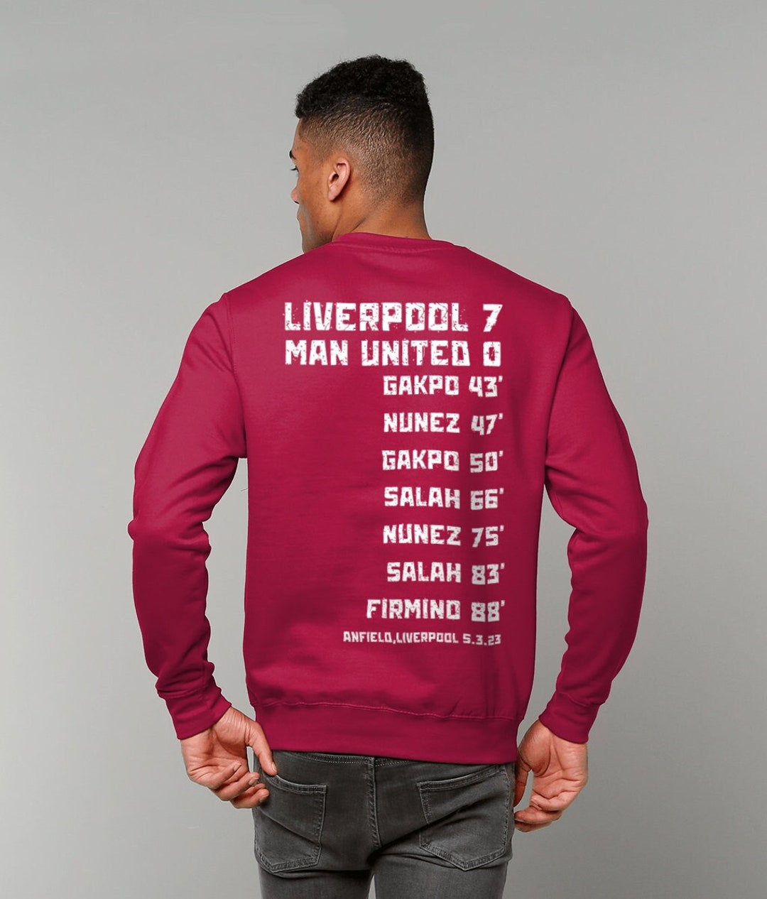 Liverpool Jumper Sweatshirt, Darwin Nunez, Cody Gakpo, Mo Salah, Bobby ...
