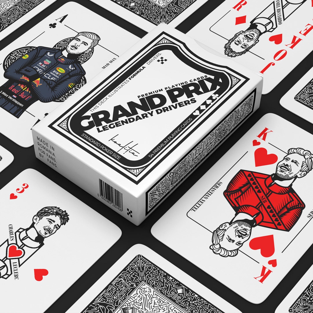 F1 Playing Cards Legendary Drivers Poker Deck F1 Gifts Perfect Gift for ...