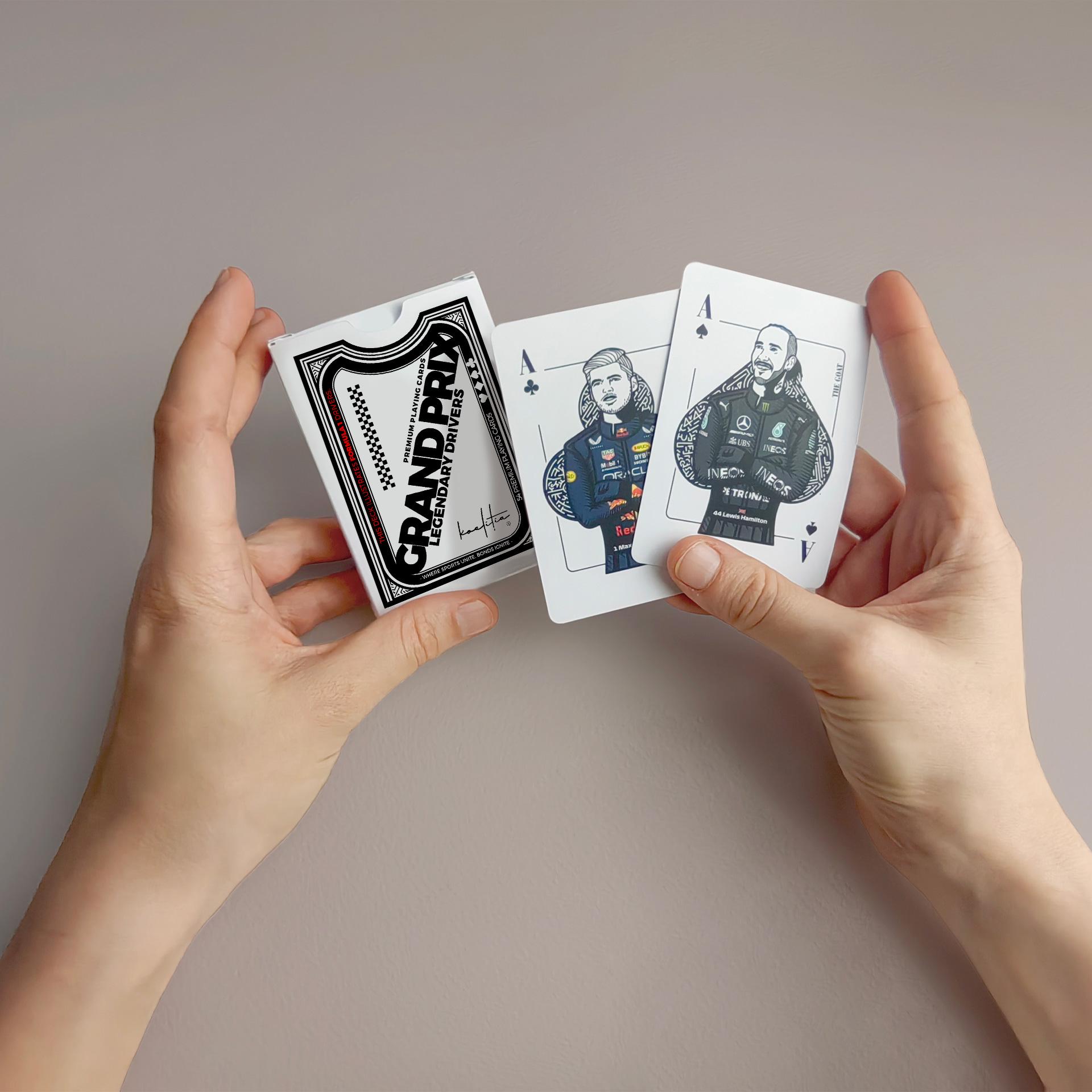 Formula 1 Playing Cards: 53 F1 Drivers Illustrated on Grand Prix Poker ...